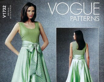 Vogue Skirt Pattern | Etsy