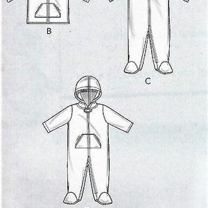 Simplicity 9215/r10895babies' Jackets, Footed Bodysuits & Pants Infant ...