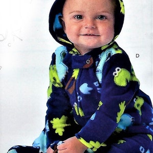 Simplicity 9215/r10895babies' Jackets, Footed Bodysuits & Pants Infant ...
