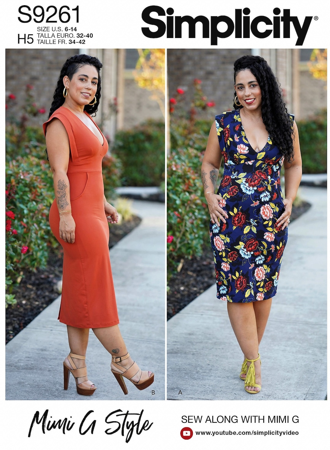 Simplicity Mimi G Style Pattern #9261/R11367~ Misses' Dress in Two ...