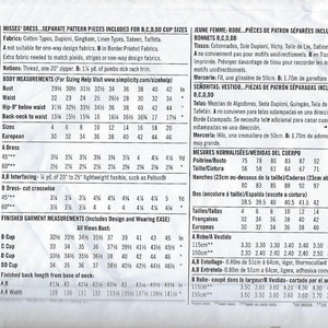 Simplicity Pattern #8873~patterns by Gertie Misses' Dress~camistyle ...