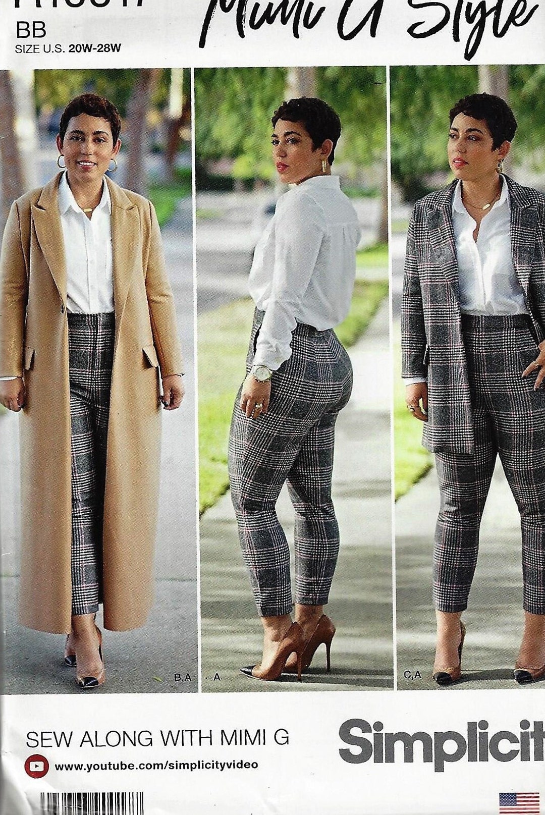 Simplicity Pattern 8749/r11411misses'/women's Mimi G Style Coat and ...