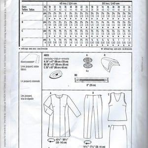 Burda Style Pattern 7075misses 4 Piece Coordinate Sewing Pattern Misses ...
