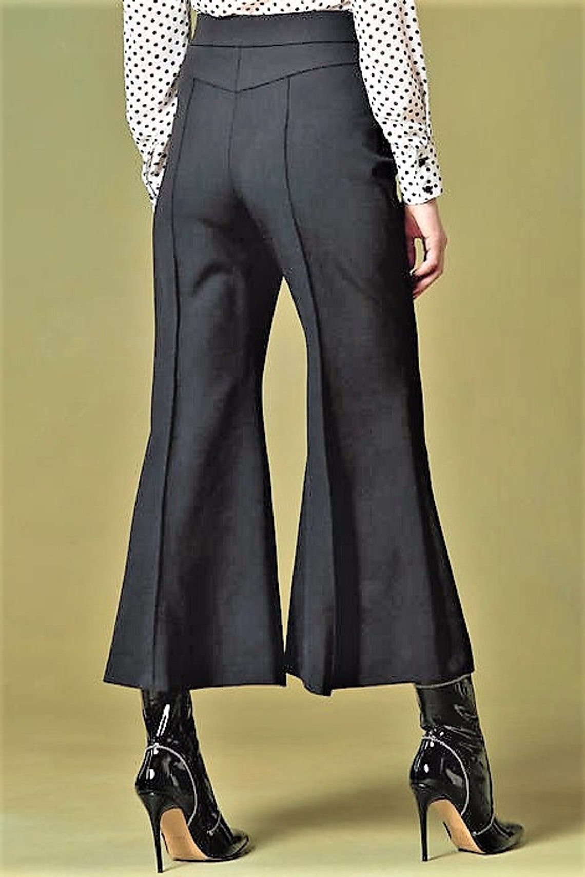 Vogue Pattern V1640Misses TrousersFlared Trousers Fly | Etsy