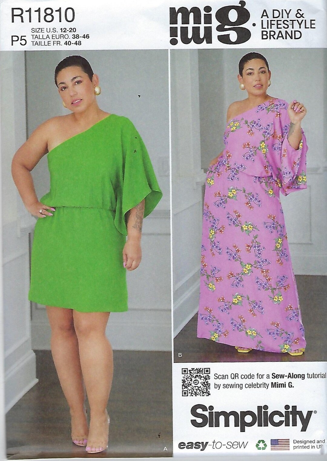 Brand New Simplicity Pattern #9776/r11810~misses' Caftan in Two Lengths ...