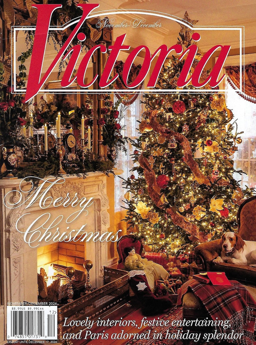 VICTORIA MAGAZINE CHRISTMAS Issue for Nov-dec 2024~lovely Interiors, Festive Entertaining and a ...