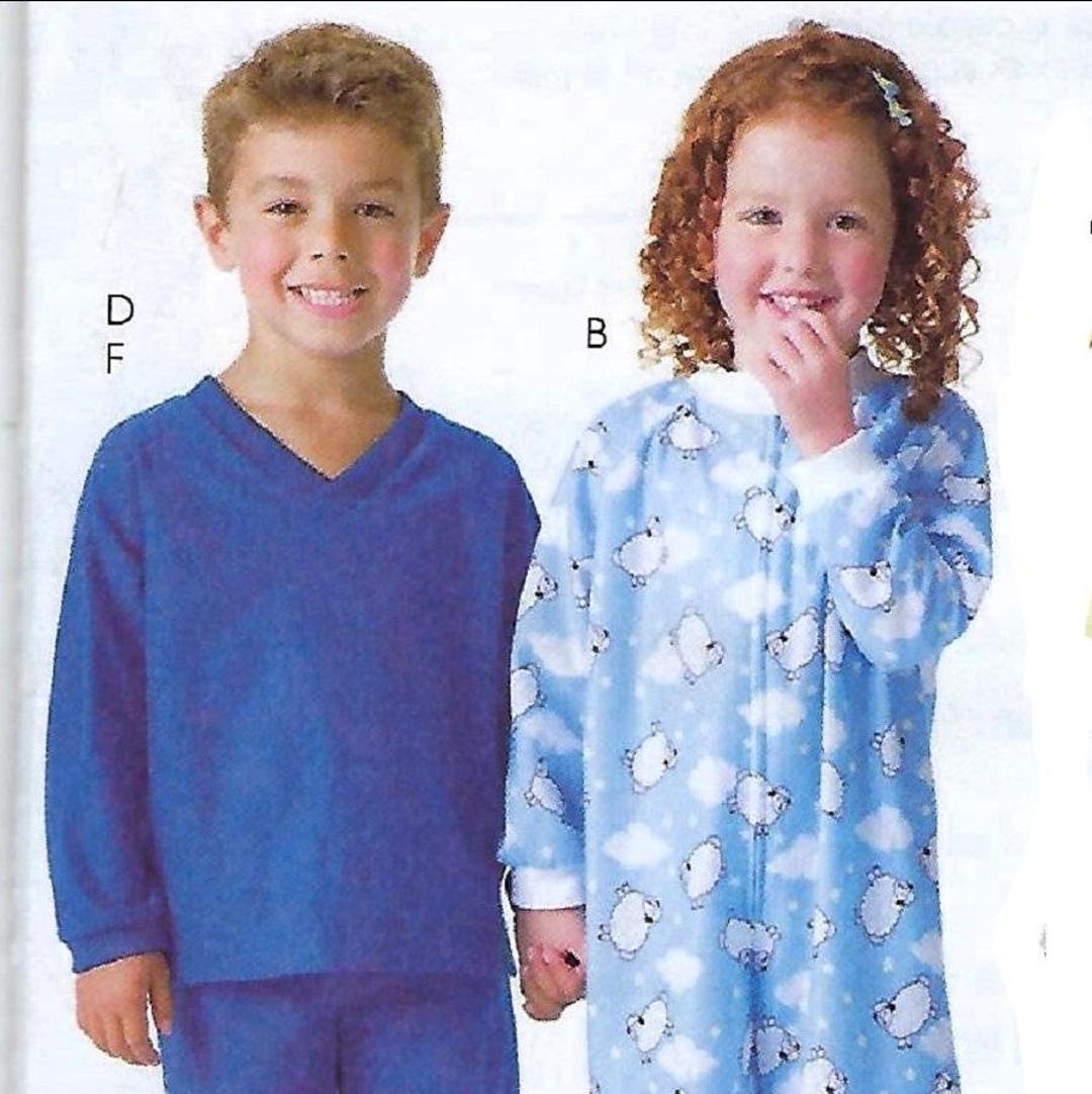 Mccalls Easy Endless Options Pattern #m6224~childrens Sleepwear~child ...