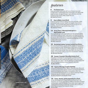 LOOMS MAGAZINE Summer 202419 Modern Designs Weaving in the Middle Ages ...