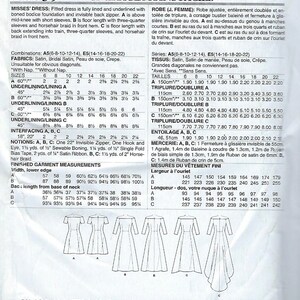 Butterick Pattern #b6639~misses Formal or Bridal Gowns~misses Sz 6-14 ...