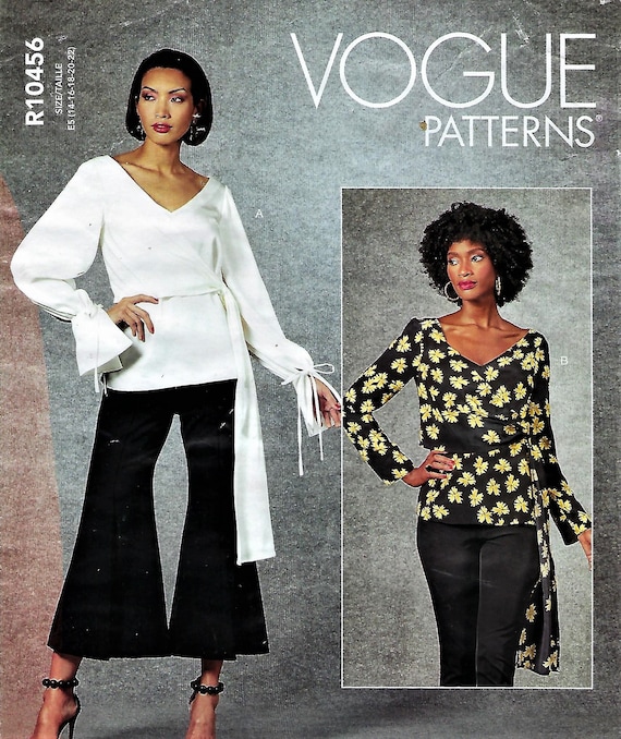 VOGUE Pattern v1679/r10456misses' Toploose Fitting - Etsy