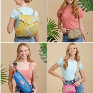 Simplicity Easy-to-sew Pattern #9936/r12095~backpack, Bags and Purse by ...