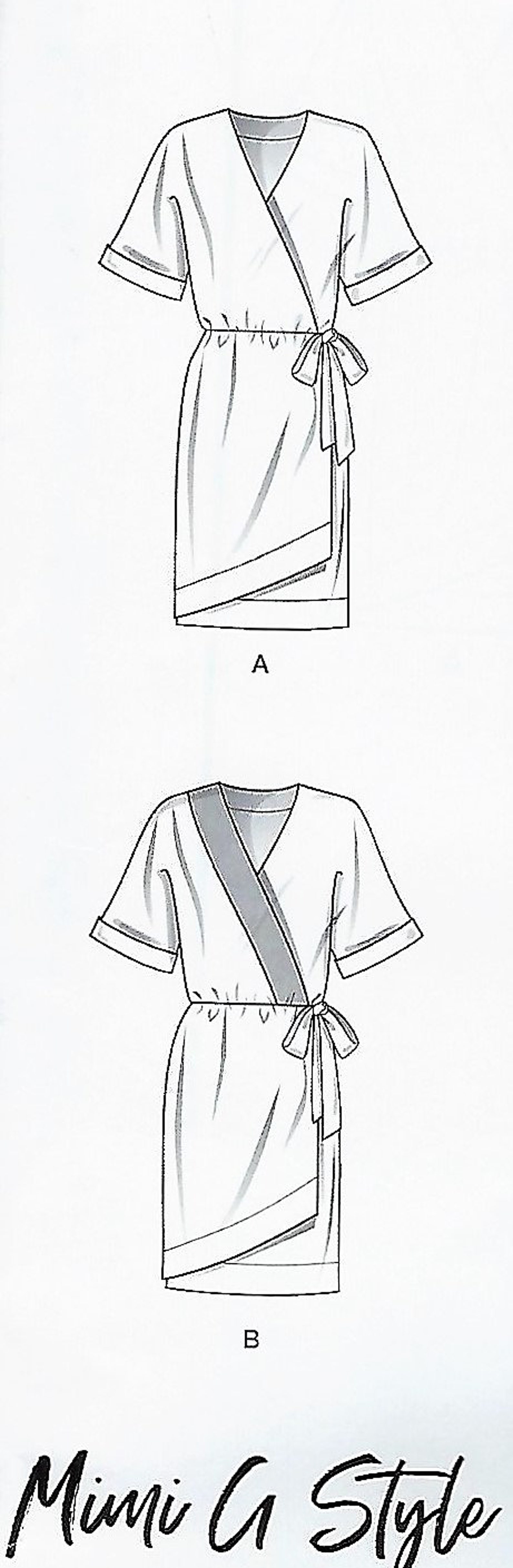 Simplicity Mimi G Style Pattern r10927/9224misses' Wrap - Etsy