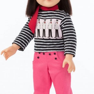 Simplicity Pattern #8315~18" Parisian Chef Doll Clothes~one Sz~uncut F ...