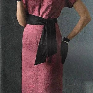 Simplicity Pattern 8245 Vintage 1950s Dress, Sash, and Lined Jacket ...