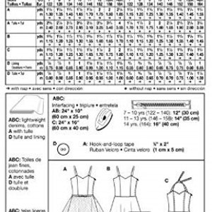 Burda Kids Pattern #9697~girls Dresses-overskirt, Spaghetti Strap~girls ...