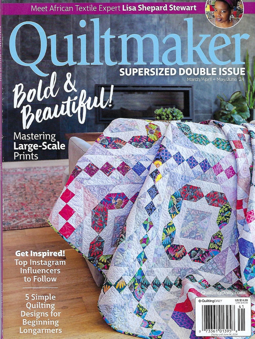 QUILT MAKER MAGAZINE~ New Supersized Issue March-april and May-june ...