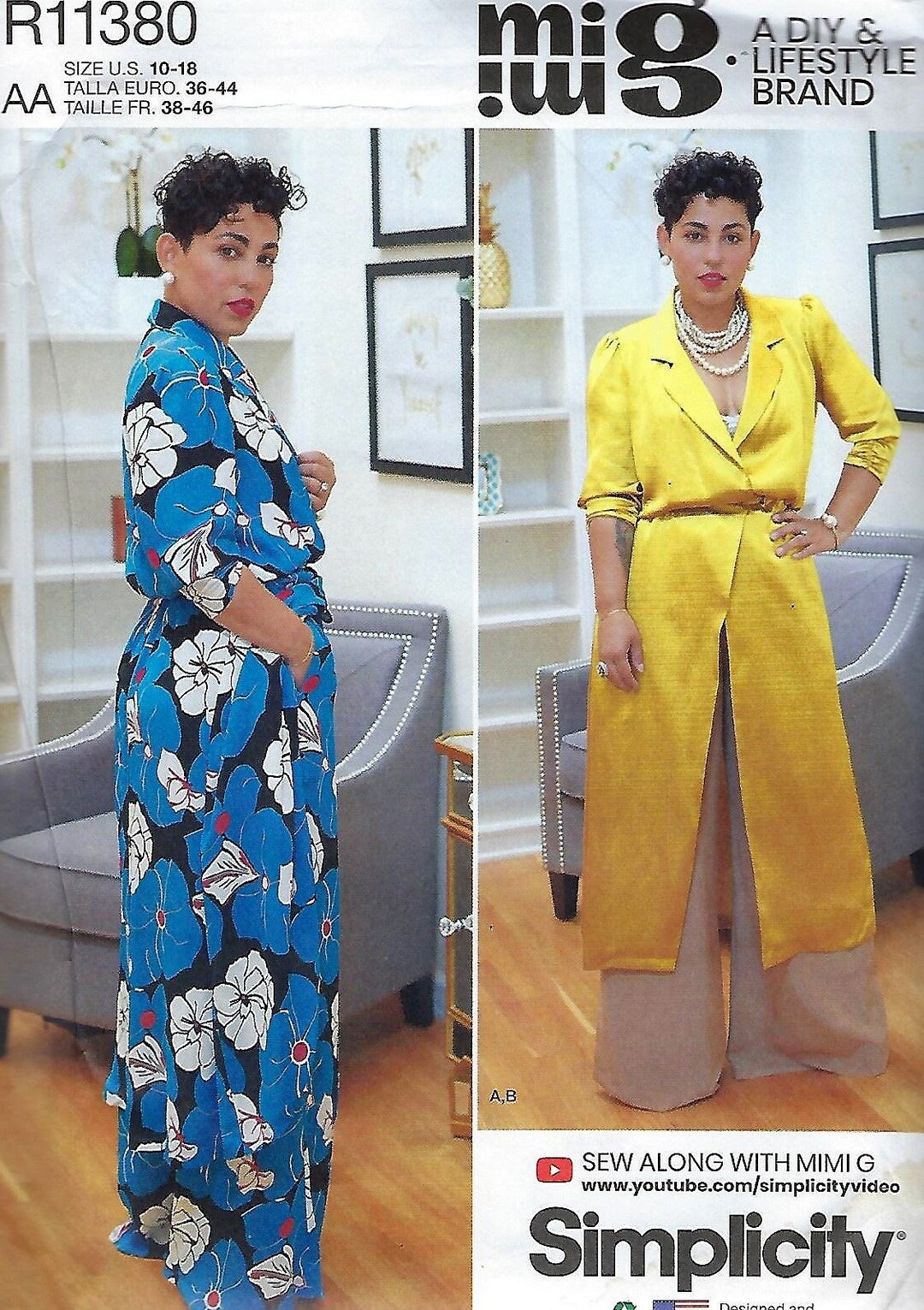 Simplicity Mimi G Pattern 8985/r11380misses/womens Dress - Etsy