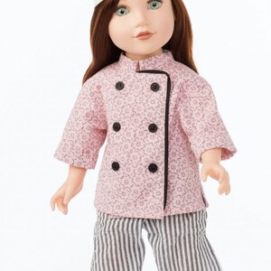 Simplicity Pattern #8315~18" Parisian Chef Doll Clothes~one Sz~uncut F ...