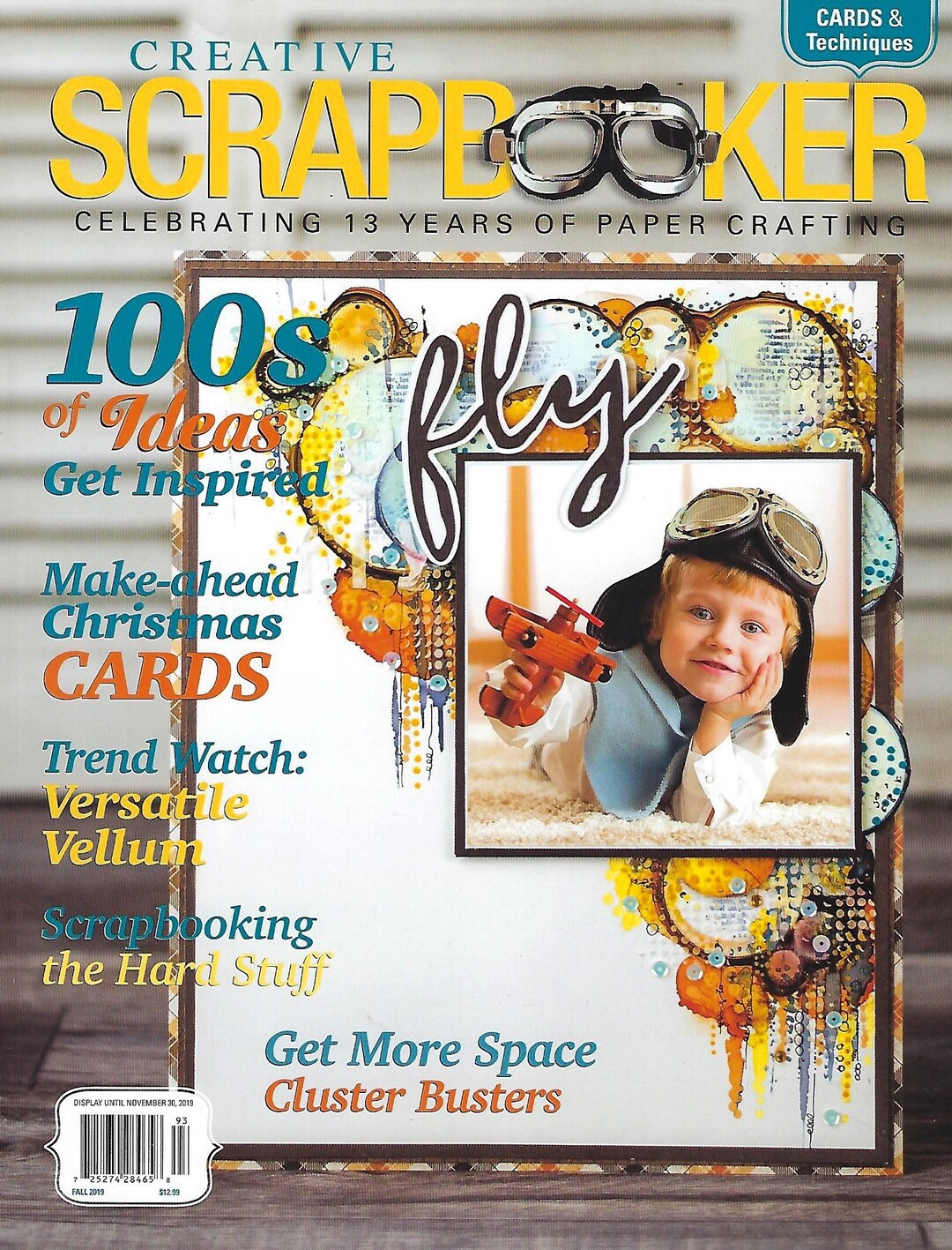 New Old Stock~ CREATIVE Scrapbooker~rare Find~sept- Nov 2019~the Art of ...