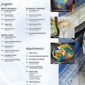 LOOMS MAGAZINE Summer 202419 Modern Designs Weaving in the Middle Ages ...