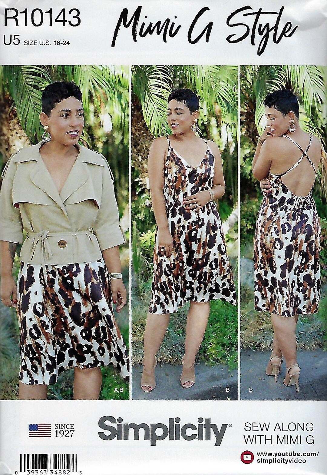 Simplicity MIMI G Pattern s8890/r11393misses' Slip Dress - Etsy