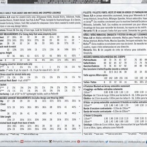 Simplicity Pattern #8227 Mimi G Style Girls' and Girls' Plus Jacket ...