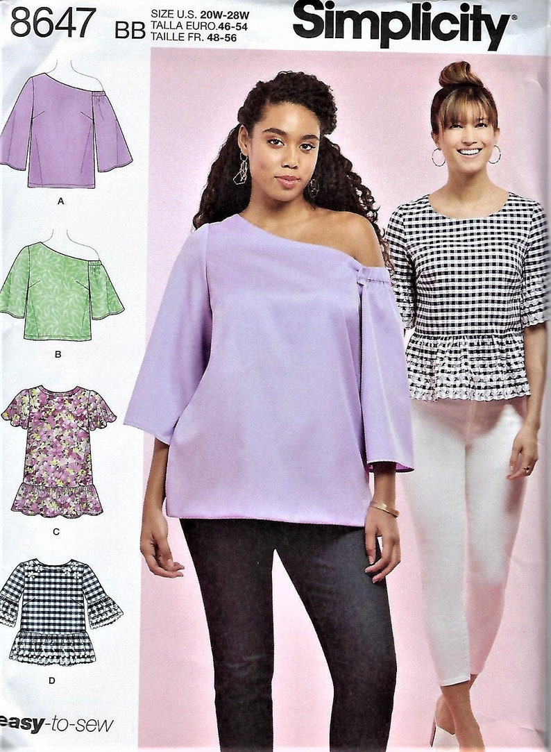 Simplicity Easy to Sew Pattern 8647misses'/women's | Etsy