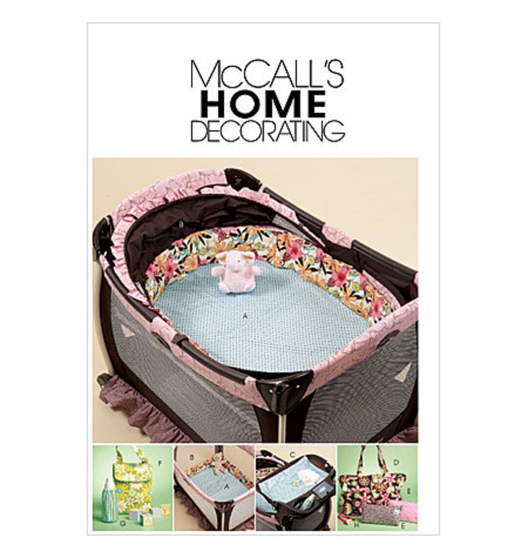 Brand New Mccalls BABY ITEMS Pattern M5829 Sew Adorable Baby Items ...