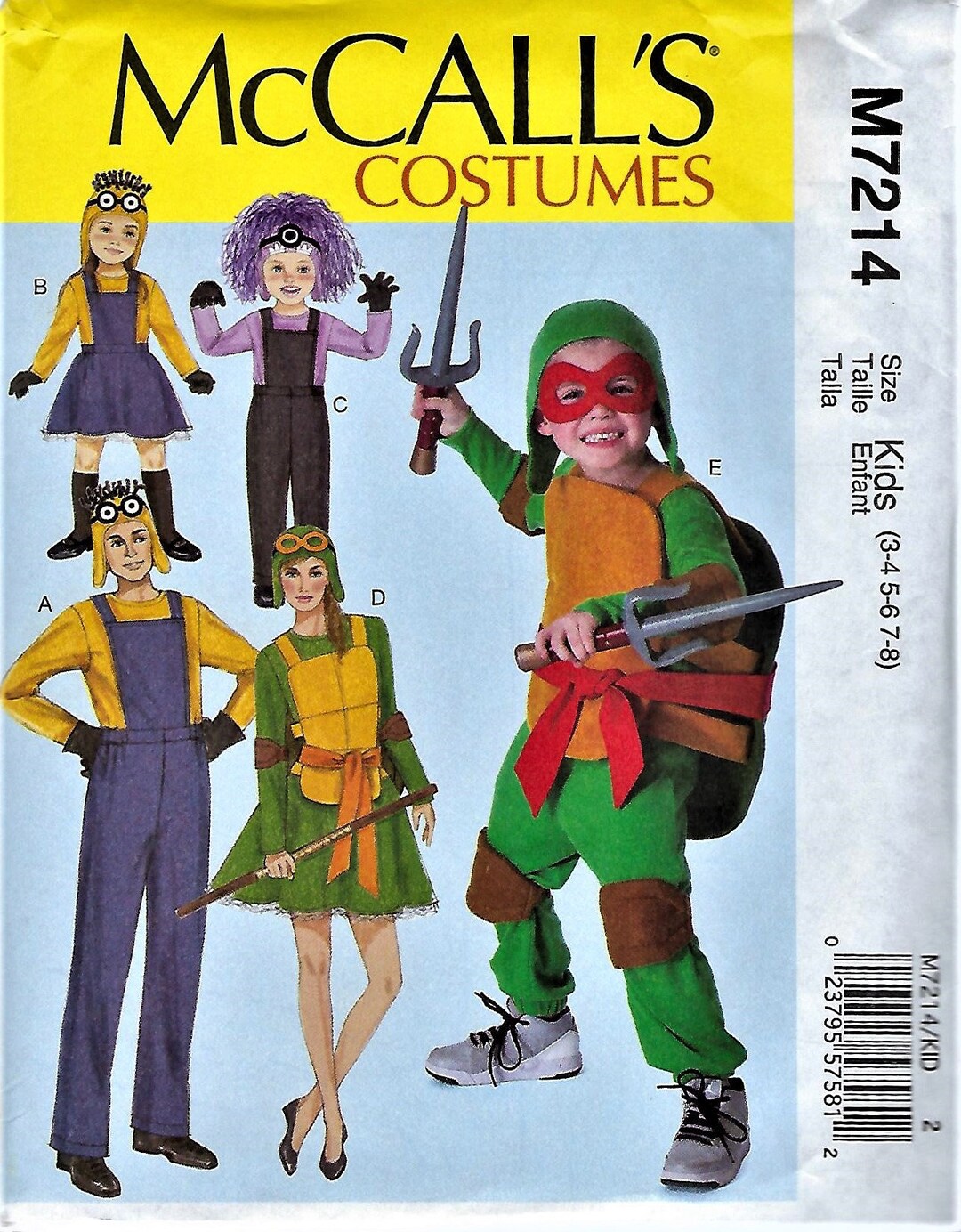 Mccalls m7214adults'/children's/boys'/girls' - Etsy