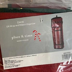 Brand New~gift Wrap Storage Organizer~ Easily Organize Your Wrapping ...