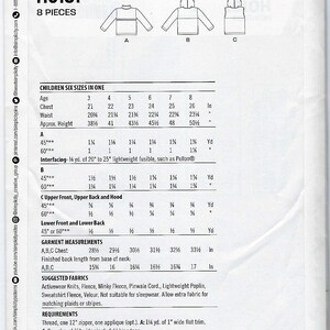 New Look Sewing Pattern #6590/h0181~children's Pullover Vest or Top ...