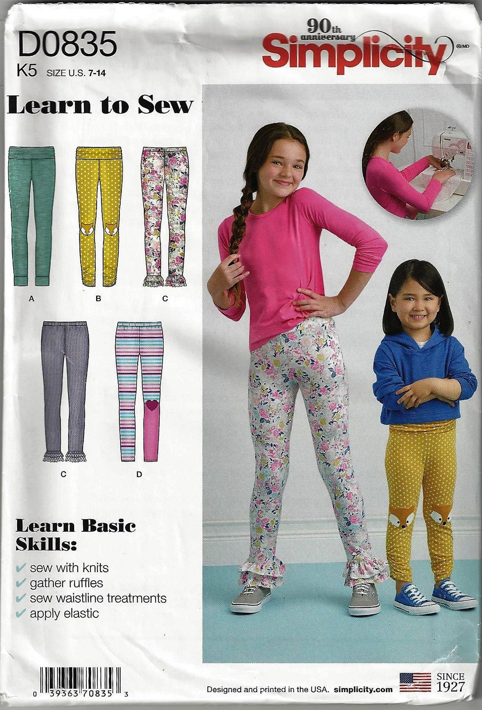Simplicity Pattern 8525child and Girls' Knit - Etsy