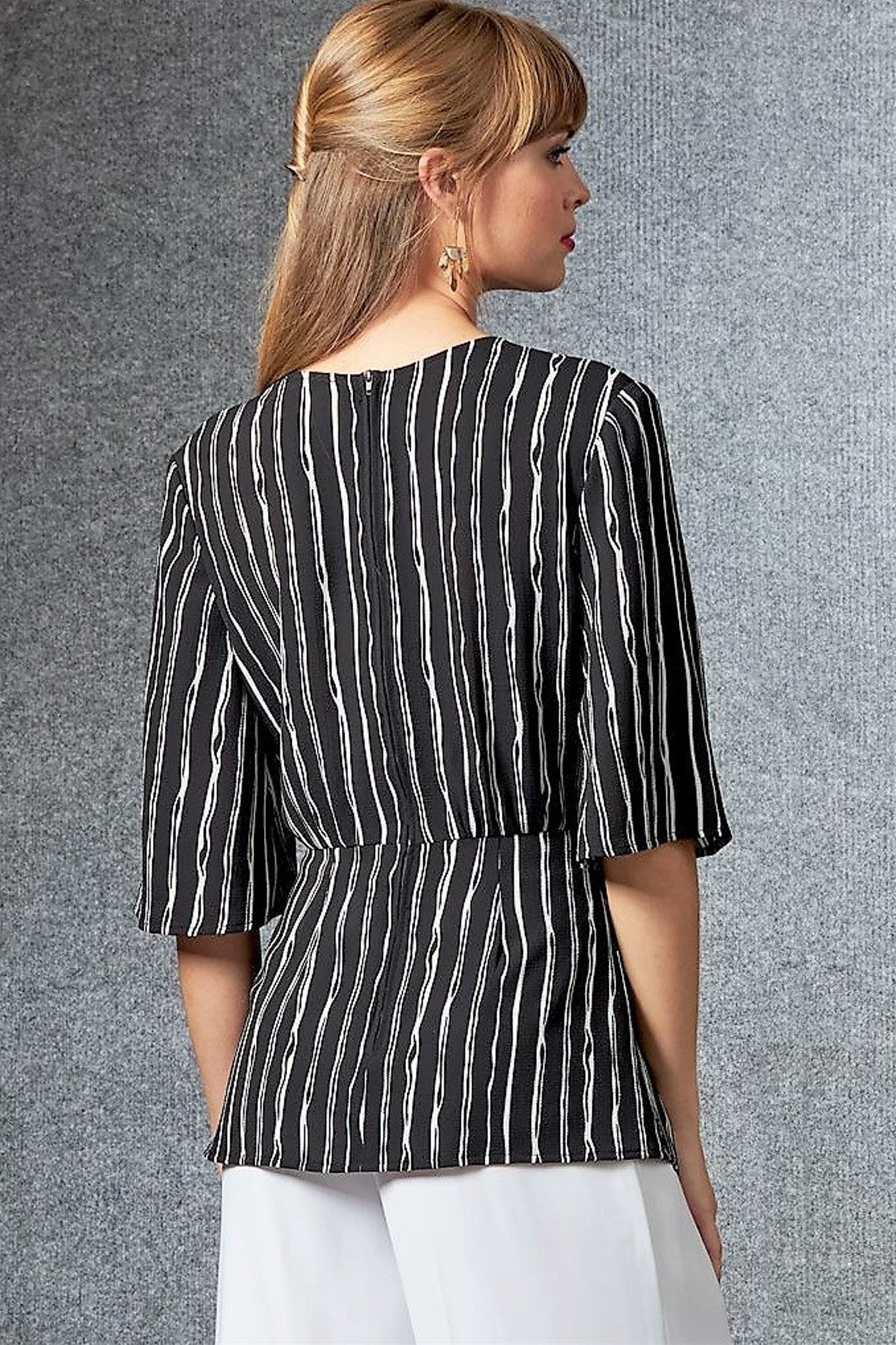 Vogue Pattern v1680misses Top W Pleated & Gathered Overlays - Etsy