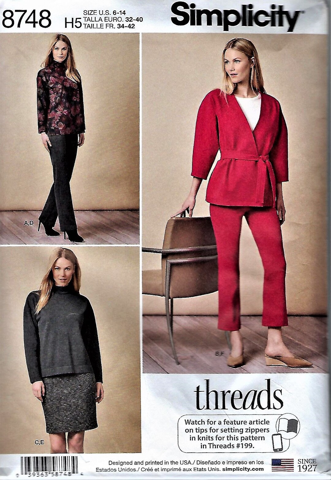 New Simplicity Design Pattern #r10034/8748~misses'/miss Petite ...