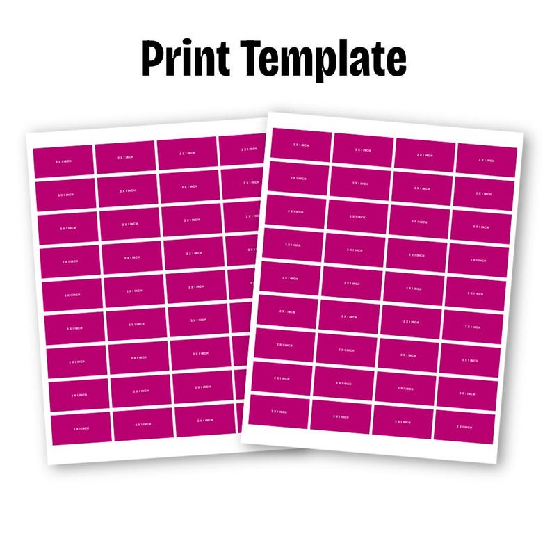 Peptide Labels Templates, Printable Vial Labels Canva, Niimbot Peptide ...