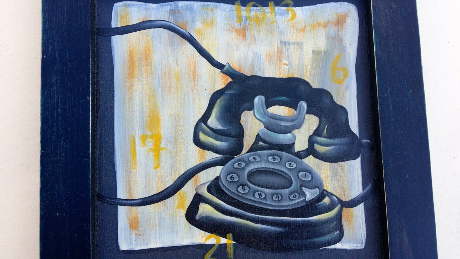 Telephone Chalk Board - Etsy