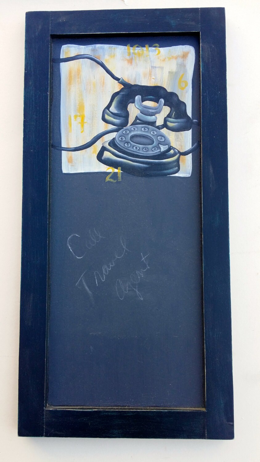 Telephone Chalk Board - Etsy