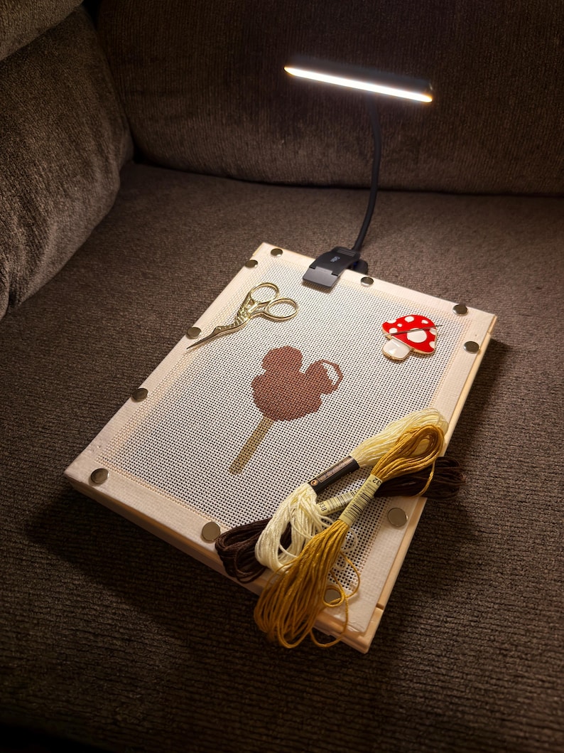 Mickey Ice Cream Bar Hand Painted Needlepoint Canvas - 14 Mesh - Etsy