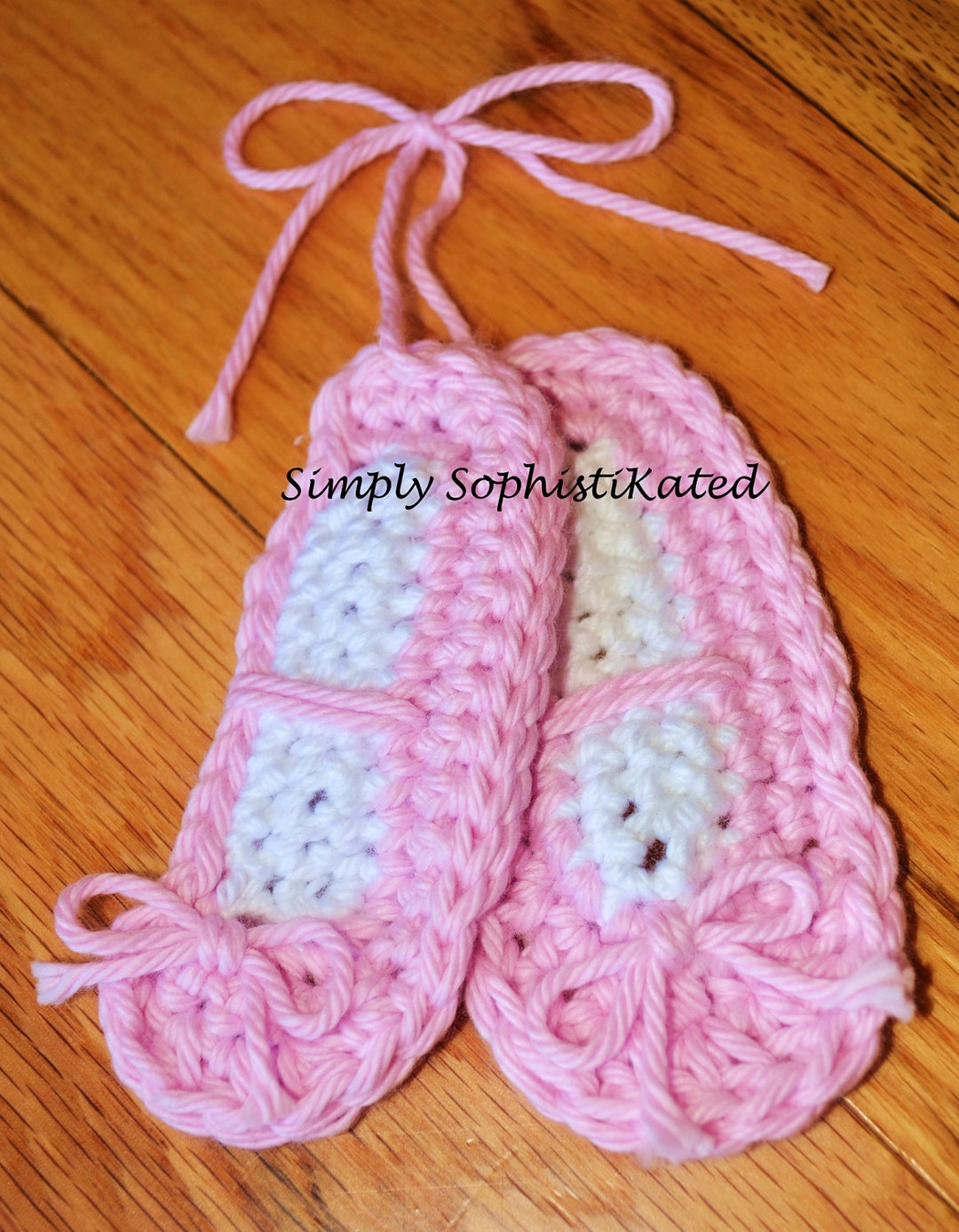 Crochet Ballet Slipper Applique PATTERN - Etsy