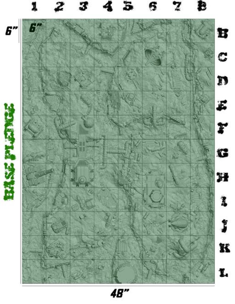 Modular Trench Terrain Board & Tiles - Etsy