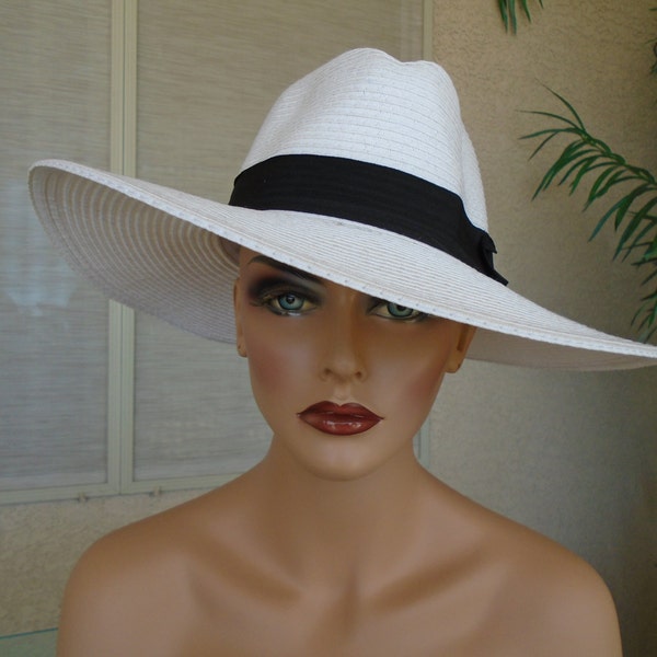 Womens Wide Brim Hat - Etsy