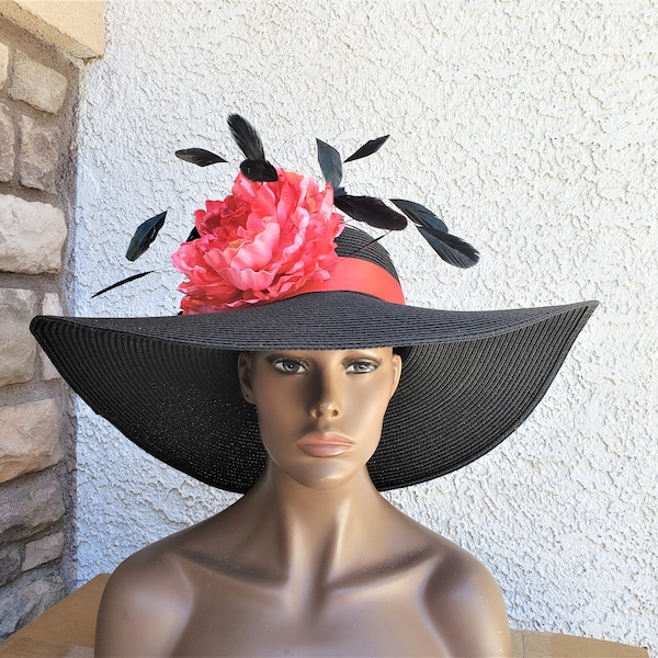 Coral Wedding Hat - Etsy