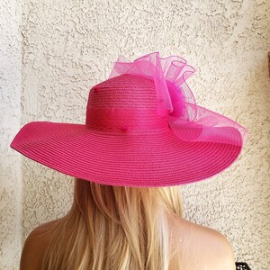 Hot Pink Kentucky Derby Hat - Etsy