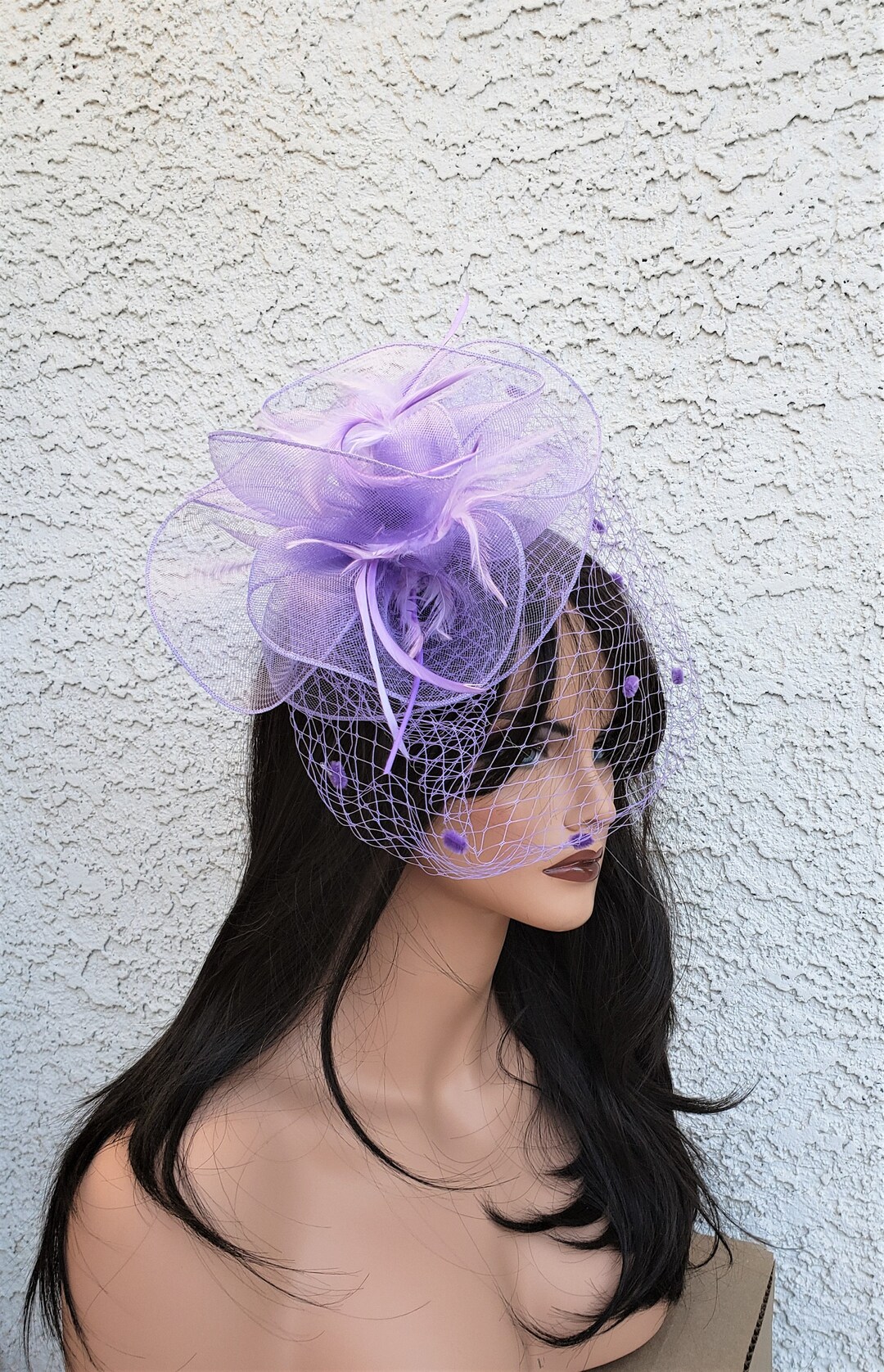 Lavender Fascinator - Etsy