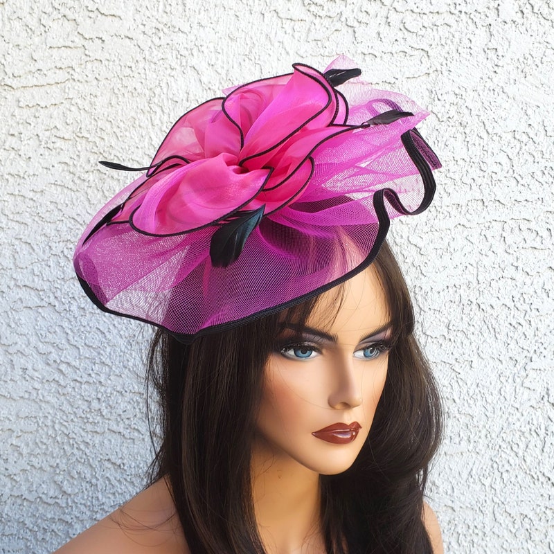 Pink Fascinator - Etsy