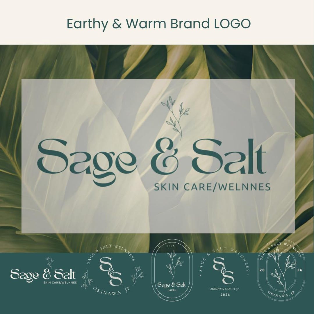 Editable Canva Logo Template: Minimalist Beauty Brand Design (digital ...