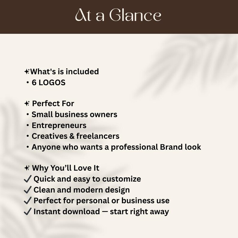 Editable Canva Logo Template: Minimalist Beauty Brand Design (digital ...
