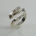 Dragon Wrap Ring in Sterling Silver, Silver Dragon Ring, Silver Wrap ...
