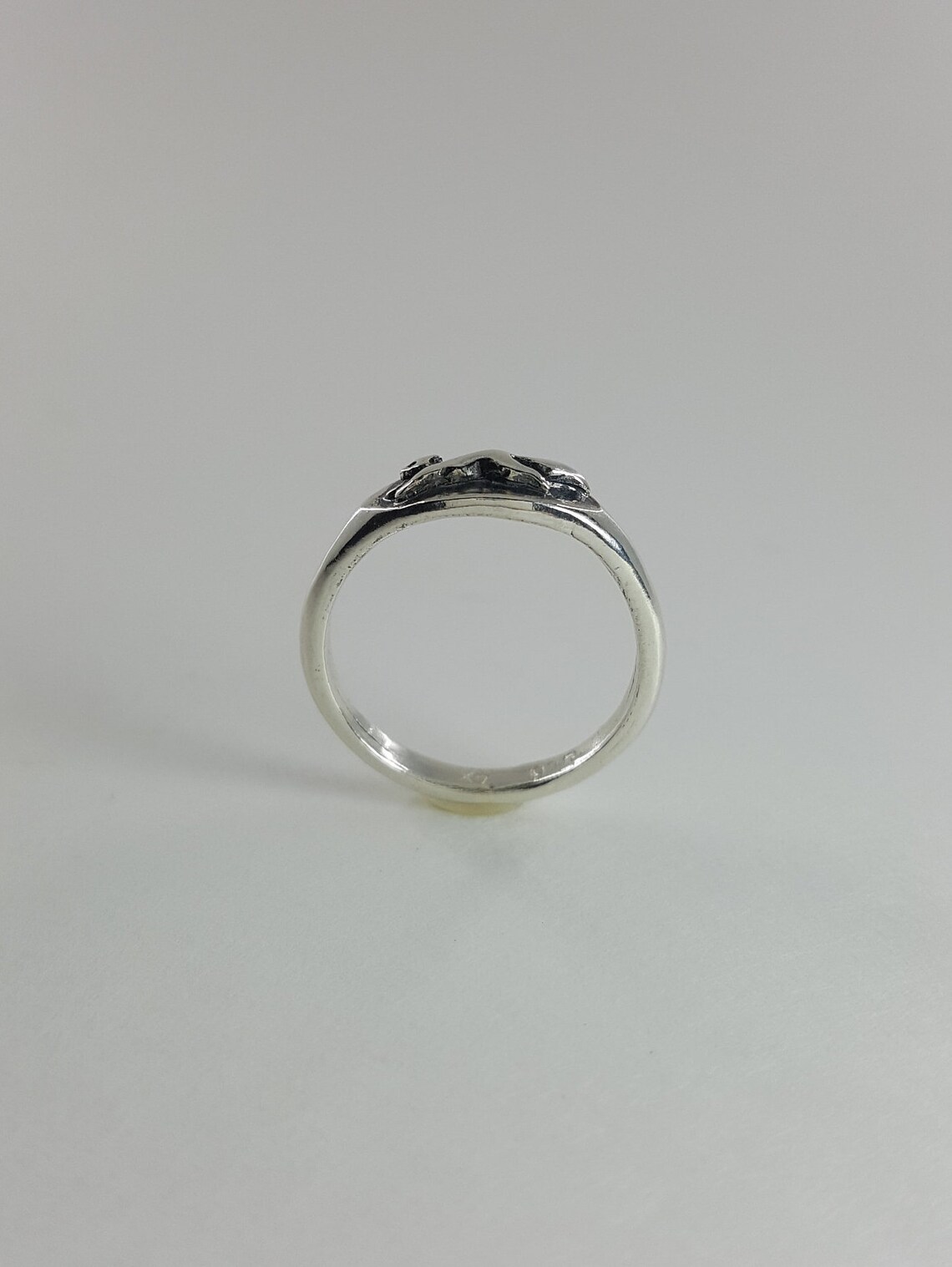 Fleet Fox Ring in Sterling Silver Tiny Silver Fox Ring Fox | Etsy