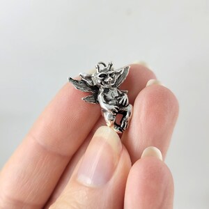 Handmade Sterling Silver Cornish Pixie Necklace: Mythical Fairy Pendant ...